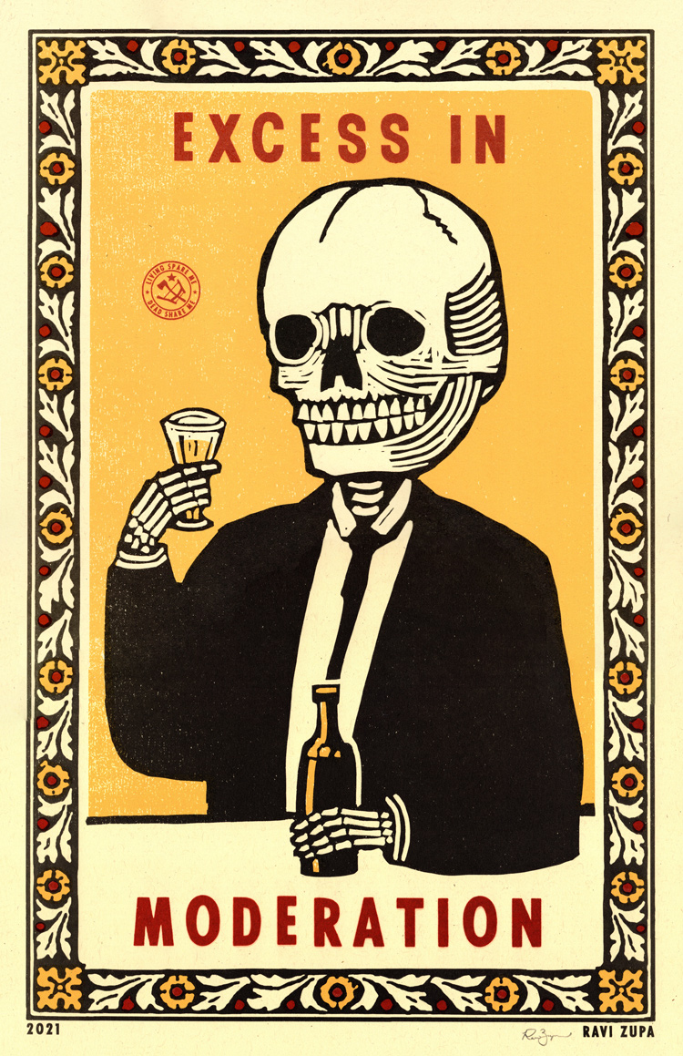 Excess in Moderation Print – The Colossal Shop